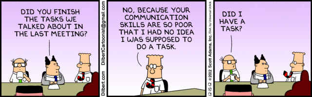 Team Meeting Dilbert
